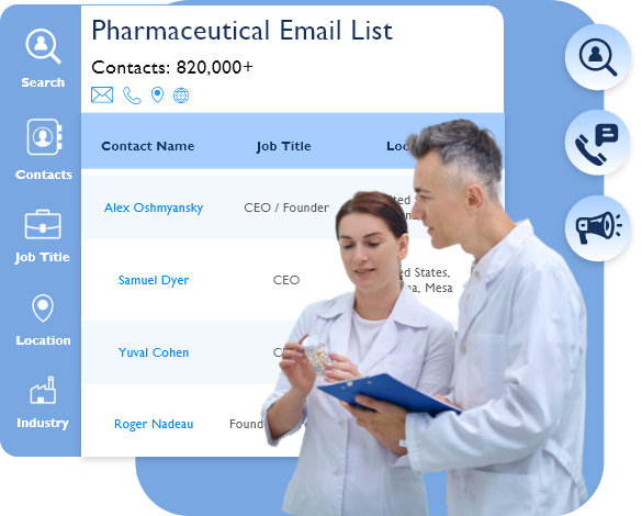 820K+ Pharmaceutical Email List | Boost Conversions Today
