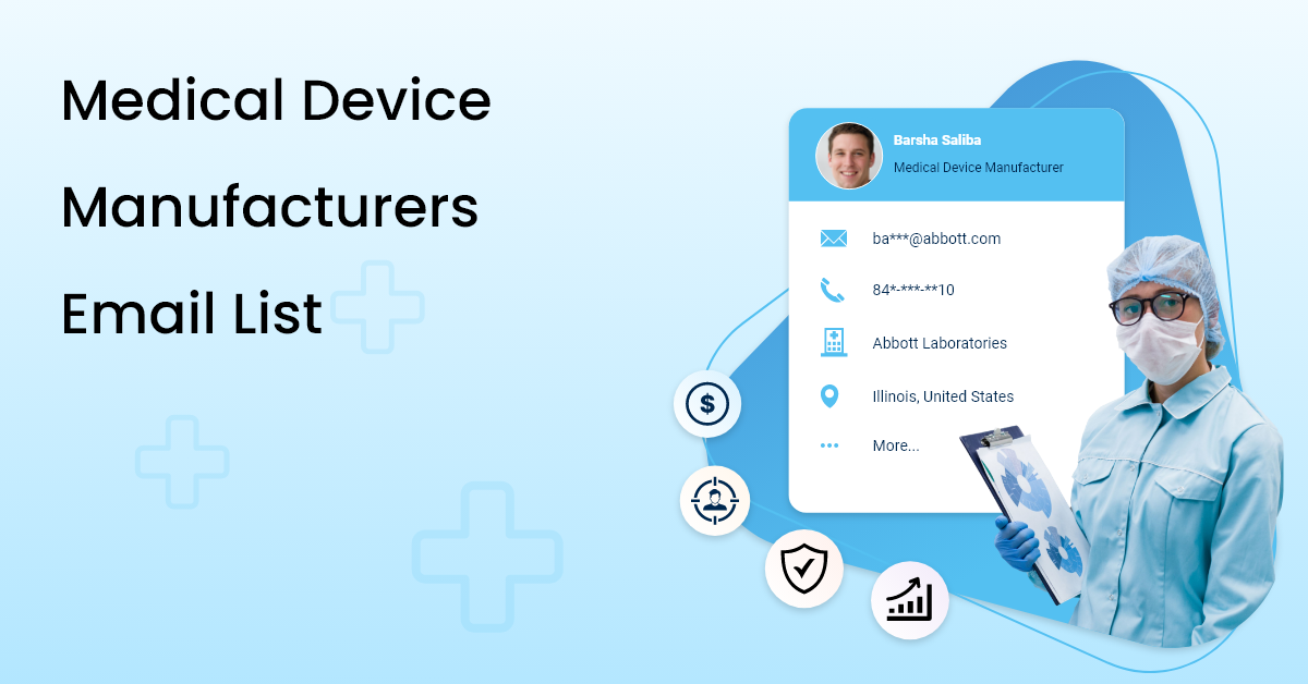 653+ Medical Device Manufacturers Email List | USA & Global