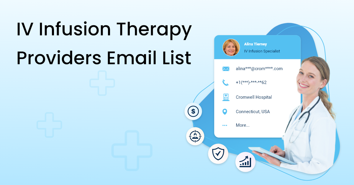USA IV Infusion Therapy Providers Email List | 100% Opt-In